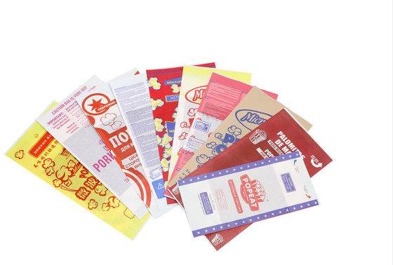 UNIPACK Factory price Greaseproof Paper Gourmet Direct Apply For Filling Machines Microwave Popcorn  Bag