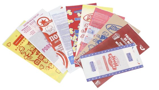 UNIPACK Factory price Greaseproof Paper Gourmet Direct Apply For Filling Machines Microwave Popcorn  Bag