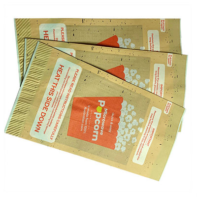 High Safety Food Packaging Bags For  Microwave Popcorn Packaging