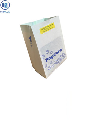 High quality oil proof impact resistant fluorine-free microwave popcorn paper bag packaging