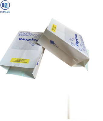 UNIPACK Greaseproof Paper Gourmet Direct Apply For Filling Machines 70g Microwave Popcorn  Bag