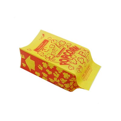                  Personalized Kraft Popcorn Packaging Custom Printed Microwave Popcorn Paper Bag             