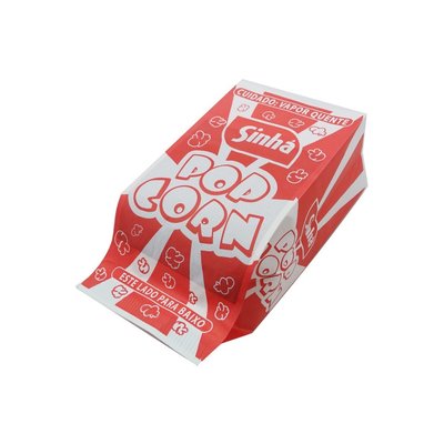                  Custom Printing Food Grade Kraft Paper Microwave Popcorn Bags             