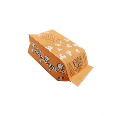                  Custom Printing Food Grade Kraft Paper Microwave Popcorn Bags             