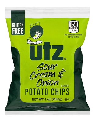 Custom Printed three Side Seal Plastic Potato Chips Bag PET Material