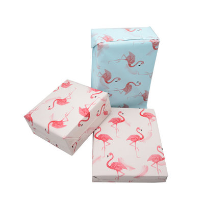 Custom Design Logo Poly Mailer Bag Flamingo Pattern For Shipping