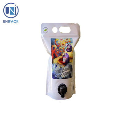                  2.5L Fruit Juice Stand up Butterfly Valve Bag in Box             