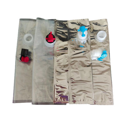 Factory Customised Wine Coffee BIB bag Aseptic Liquid Packaging bag in box with valve
