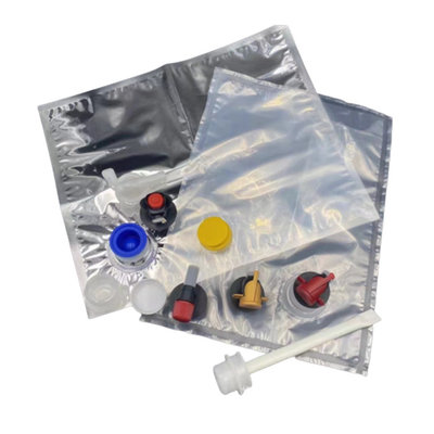 Aseptic Beverage juice BIB Bag Large Capacity Transparent With Spout Top