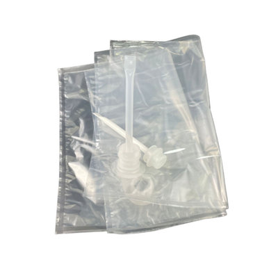 Aseptic Beverage juice BIB Bag Large Capacity Transparent With Spout Top