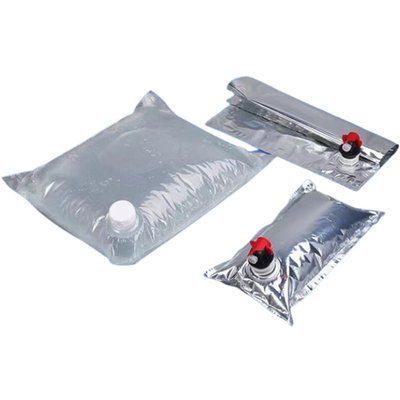 Aseptic Beverage juice BIB Bag Large Capacity Transparent With Spout Top