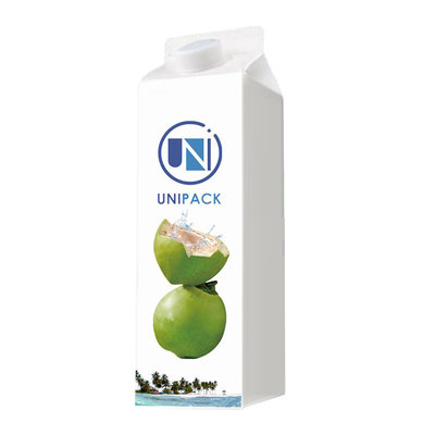 Lined Aluminum Foil cardboard juice package gable top carton pack box beverage packaging