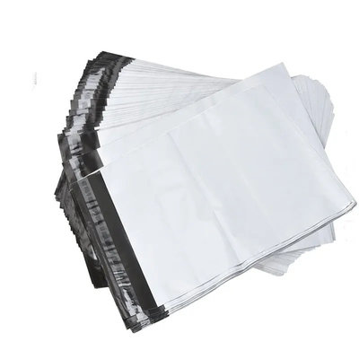 White color thickened 12 silk waterproof e-commerce courier packing bag poly mailer packaging courier express bag