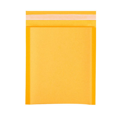 Yellow kraft paper envelope bubble mailer bag waterproof shockproof logistics shipping express courier bag