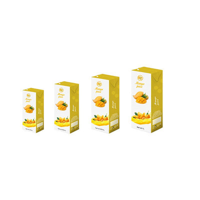 custom Lined Aluminum Foil Gable Top carton coconut water Aseptic brick pack