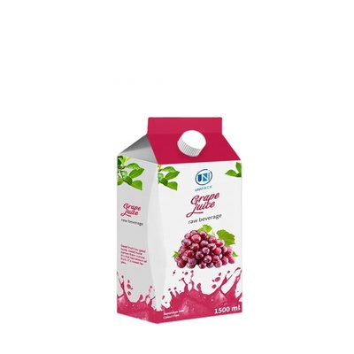 custom aseptic carton pack yogurt milk mango juice gable top carton packaging