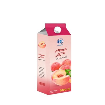 custom aseptic carton pack yogurt milk mango juice gable top carton packaging