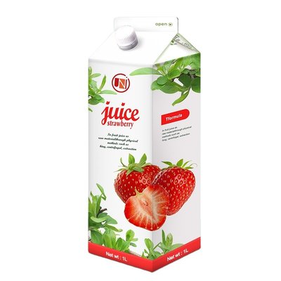 kids strawberry milk gable top carton aseptic packaging spring water carton box packing