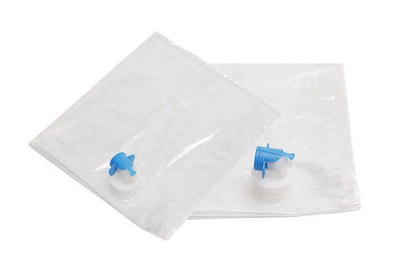 aseptic concentrate juice bag transparent valve bag in box butterfly valve red wine aseptic bib bag packaging