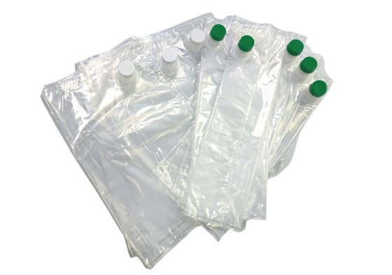 Customized BIB bag in box grain and oil high barrier vavle nozzle drinking water aseptic packaging bag