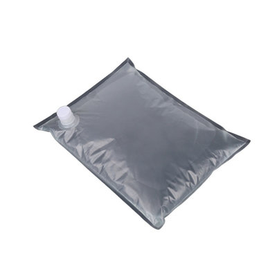 Pressure resistant food grade filling milk juice egg liquid transparent aseptic suction mouth BIB bag in box packaging