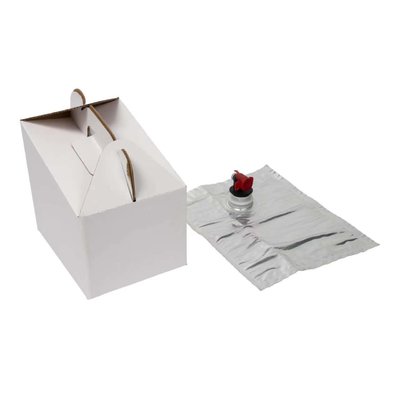 unipack composite aluminum foil filling wine juice special aseptic butterfly valve bib bag packaging bag in box