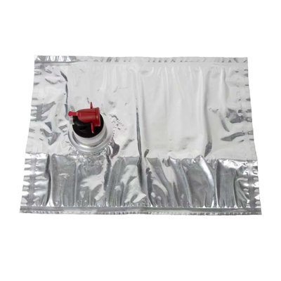 unipack composite aluminum foil filling wine juice special aseptic butterfly valve bib bag packaging bag in box
