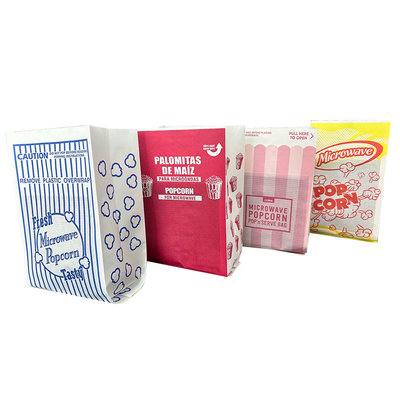 UNIPACK composite laminated oil-proof waterproof fluoride-free microwave popcorn food kraft paper bag packaging