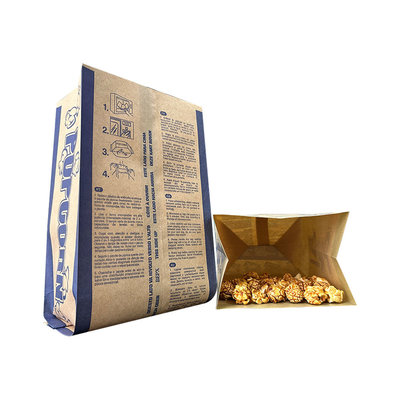 UNIPACK PFAS free fluoride-free microwave heating food packaging popcorn kraft paper bag
