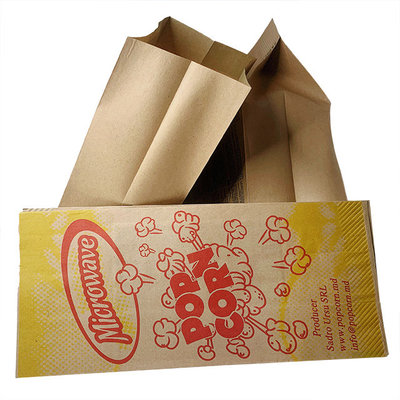 UNIPACK Microwave food oil proof film packaging bag fluoride-free waterproof microwave popcorn Kraft paper bag