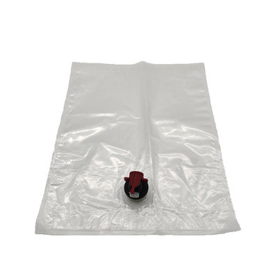 UNIPACK Food Grade Filling Milk Juice Egg Liquid Transparent Aseptic Bib Bag in Box Packaging
