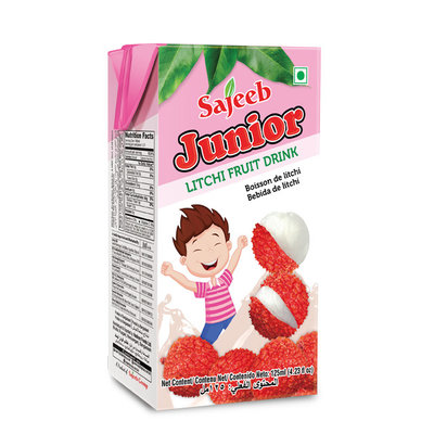 Customized Aseptic Brick Juice And Milk Packaging Paper Fruit Juice Aseptic Box