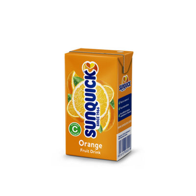 Customized Aseptic Brick Juice And Milk Packaging Paper Fruit Juice Aseptic Box