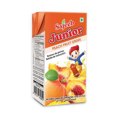 Customized Aseptic Brick Juice And Milk Packaging Paper Fruit Juice Aseptic Box