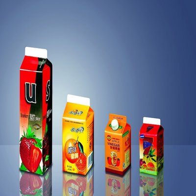 Handmade Aseptic 1000ML Juice Milk Gable Top Box high safety