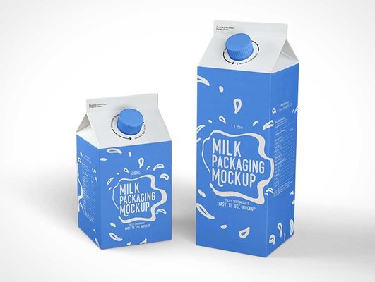 Beverage Aseptic Cardboard Juice Cartons Customized Printing