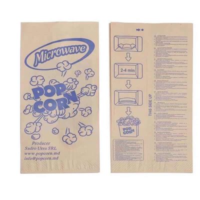 Composite Custom Printed Underwear Desserts Packaging Flat Zipper Pouch Kraft Paper