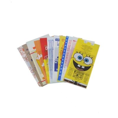 4 Color Printing Packaging Materials Microwave Popcorn Paper Bags