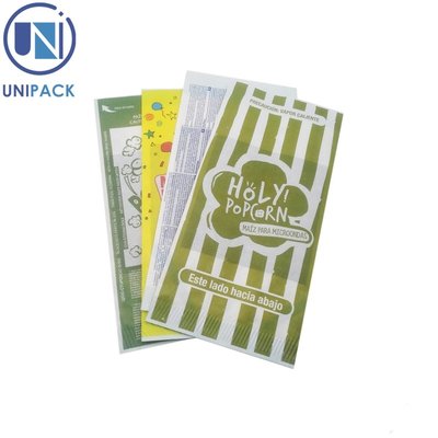 Disposable Paper Microwave Popcorn Bag  Food Container UPMPW-001