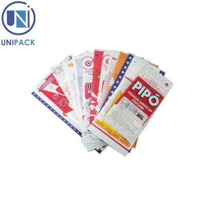 Custom Design Disposable Folding Microwave Popcorn Paper Bag
