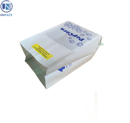 Disposable Food Container Paper Microwave Popcorn Paper Bag Custom Design