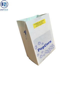 Folding Paper Microwave Popcorn Bag Custom Design  UPMPW-001 Heat Seal