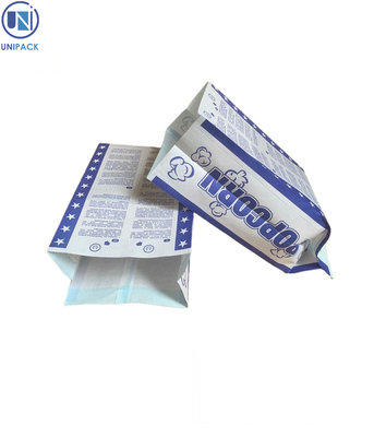 Folding Paper Microwave Popcorn Bag Custom Design  UPMPW-001 Heat Seal