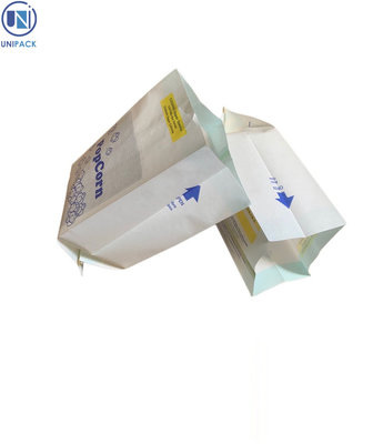 UPMPW-001 Kraft Paper Pouch  Food Logo Custom Printing Microwave Popcorn Paper Bag
