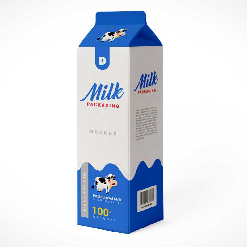 Food Grade Aseptic Brick Laminated Milk Fruit Juice Box