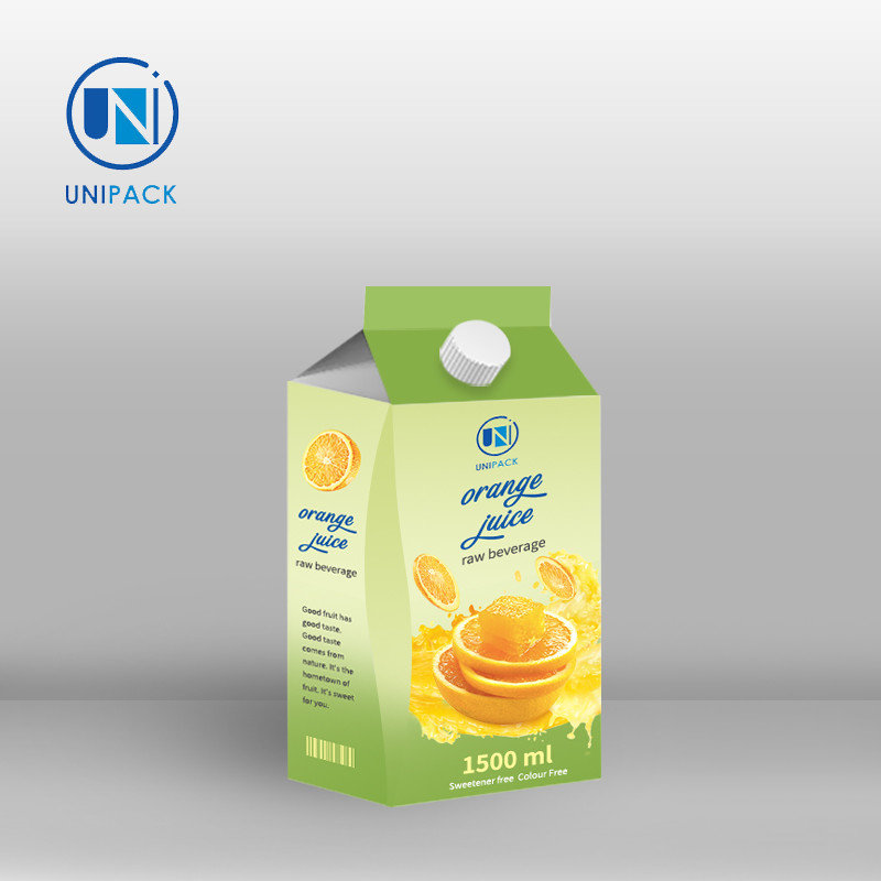 Environmental Friendly Luxury Beverage Gable Top Boxes