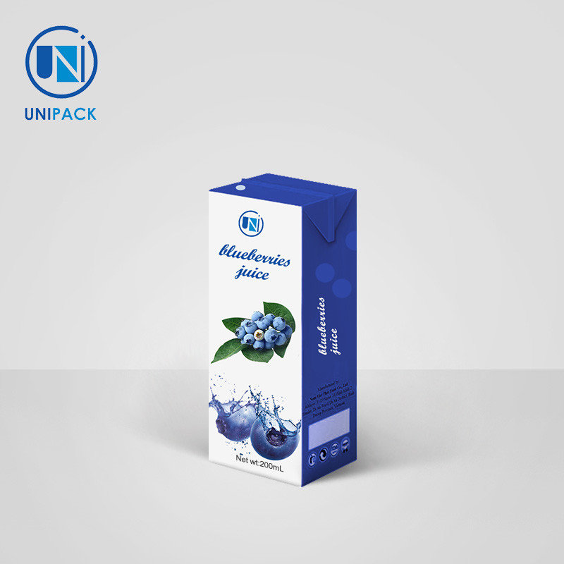 Premium Milk Box Packaging Printable Matt Lamination Recyclable