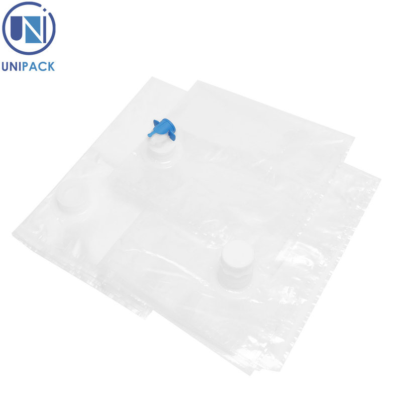 UNIPACK Aseptic Fresh Milk Ice Cream Liquid Egg Transparent BIB Bag In Box