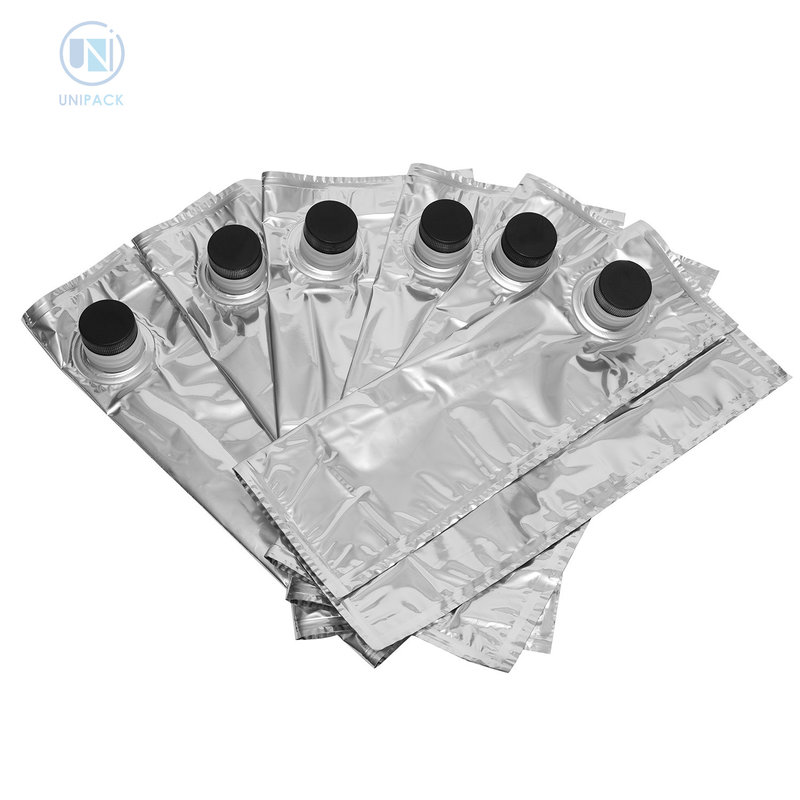 Spout Top Aseptic Bag In Box For Tomato Paste , Red Wine And Oil