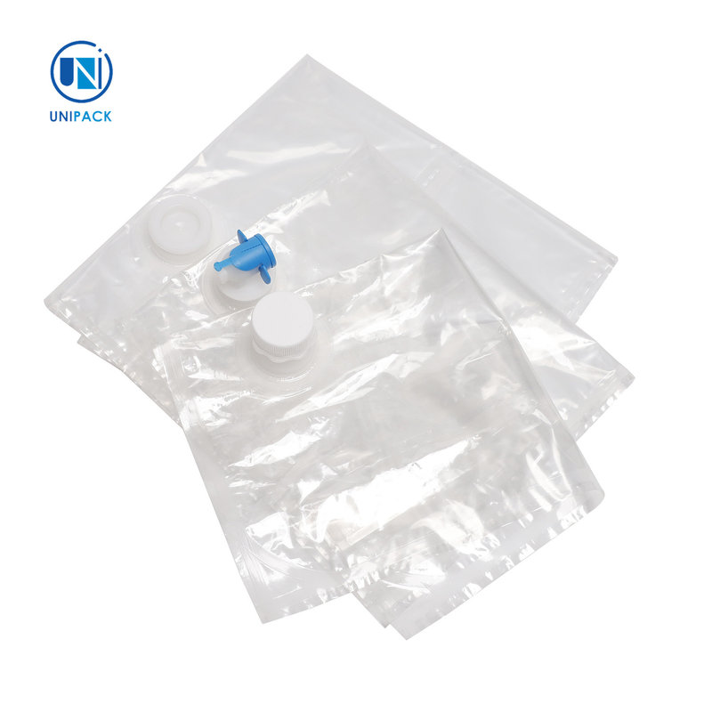 Beverage BIB Bag Large Capacity Transparent With Spout Top